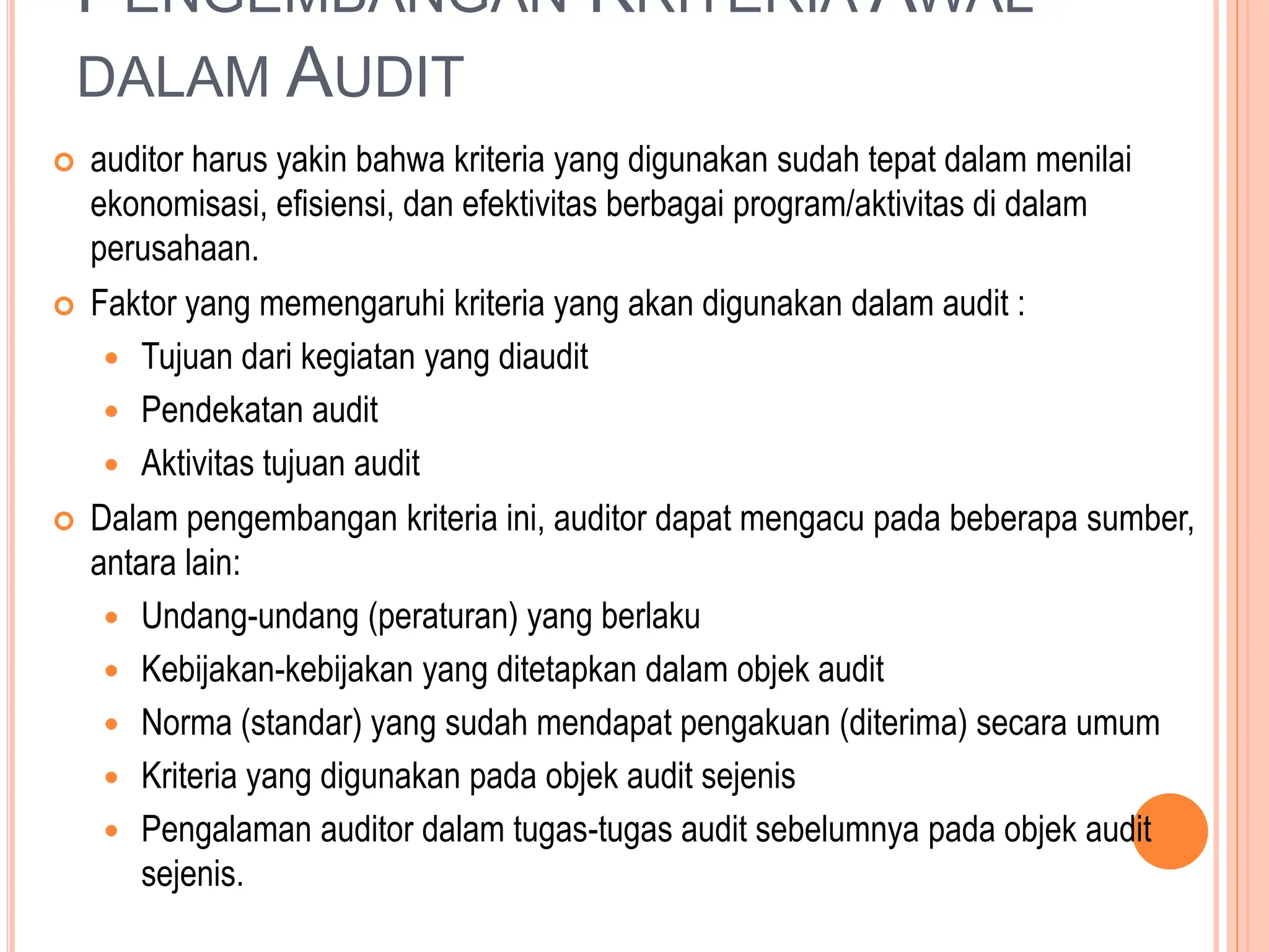 Audit manajemen dalam perusahaan baik kec | PPT
