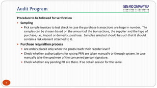 Audit of Purchases | PDF