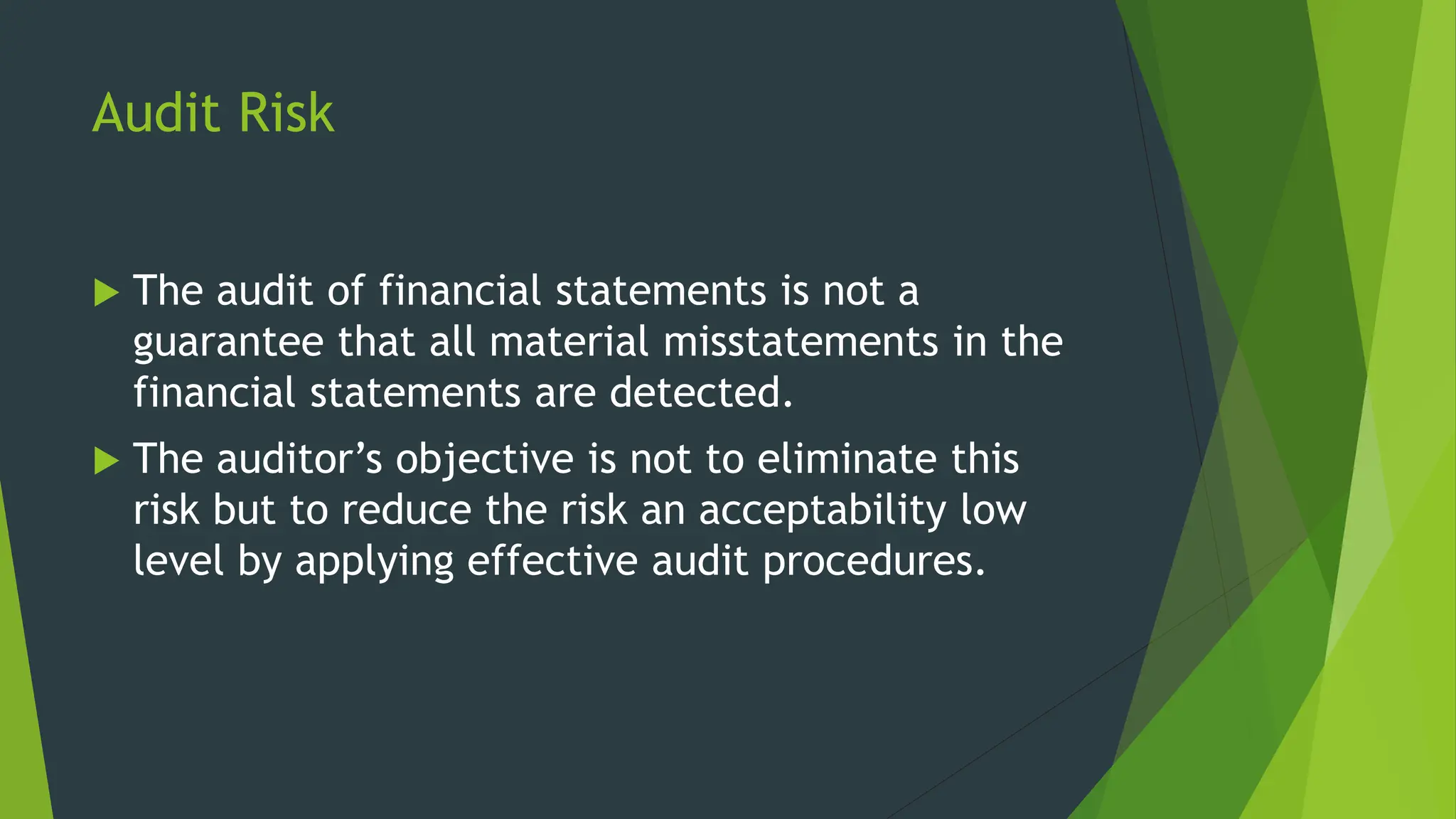 audit-planning,steps in the planning,importance and materiality | PPTX