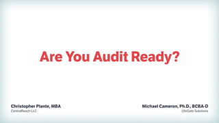 Audit ready-webinar | PPTX
