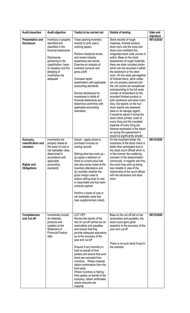 Midterm Output - AUDIT SIMULATION - GROUP 7 | PDF