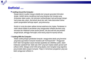 Audit Sistem Informasi Akuntansi Keuangan dg software e-solution ...