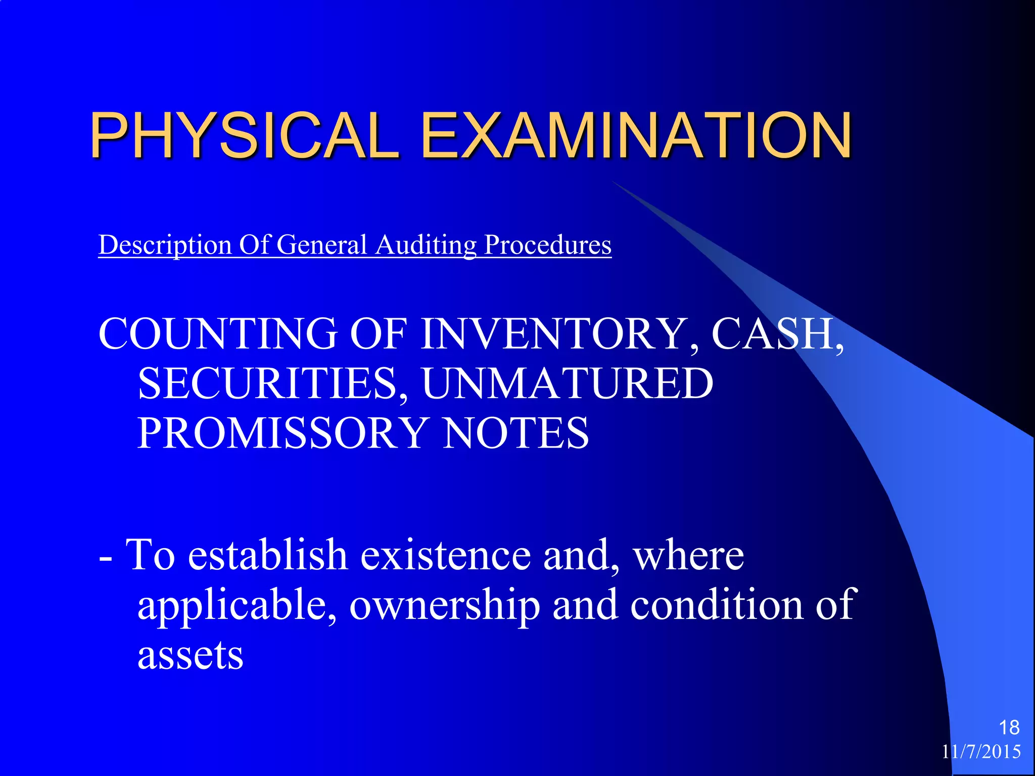 Audit working-papers | PPTX