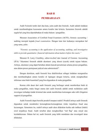 Audit2 audit forensik | DOCX