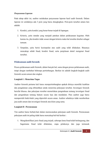 Audit2 audit forensik | DOCX