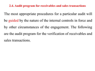 Audit 2 ch 2 AUDIT OF ACCOUNTS RECEIVABLES AND SALES.pptx