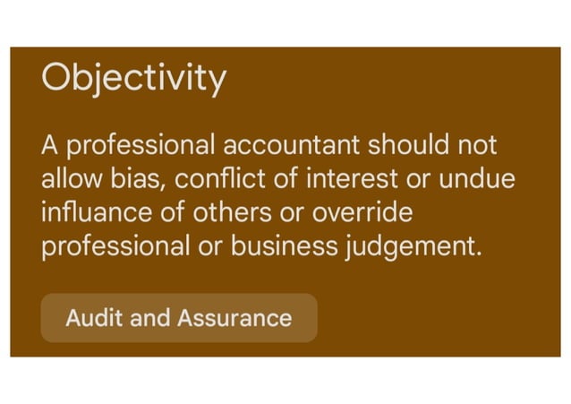 Audit and Assurance - IFAC Code of Ethics - Fundamental Principles ...
