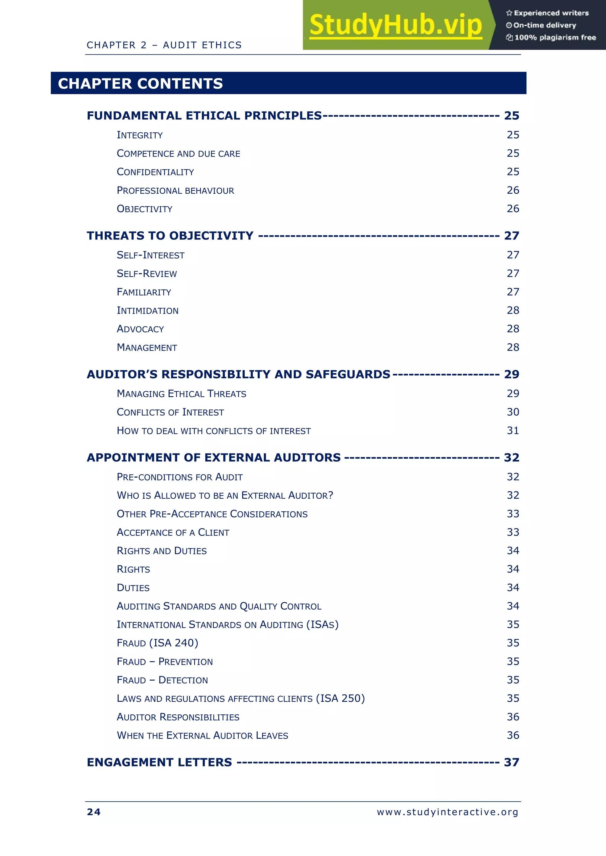 Audit And Assurance Class Notes | PDF