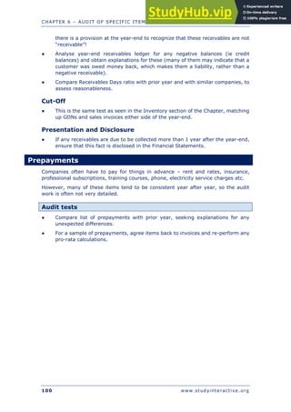 Audit And Assurance Class Notes | PDF