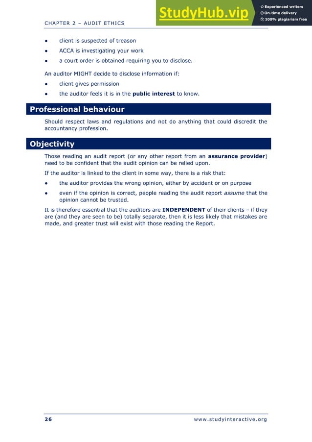 Audit And Assurance Class Notes | PDF | Business Accounting & Finance ...