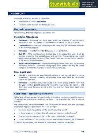 Audit And Assurance Class Notes | PDF