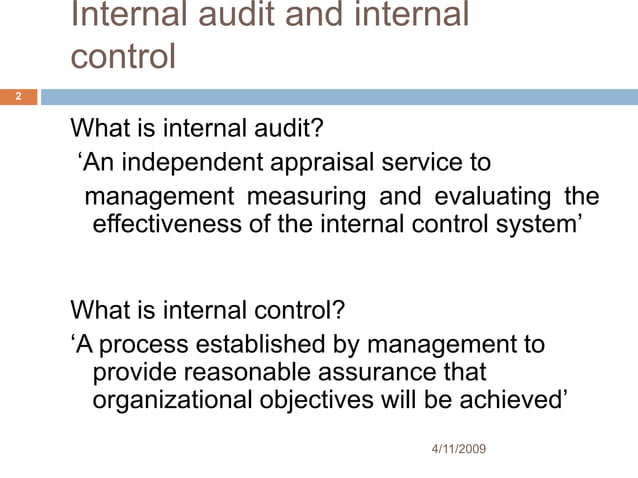 External &Internal Audit System | PPTX