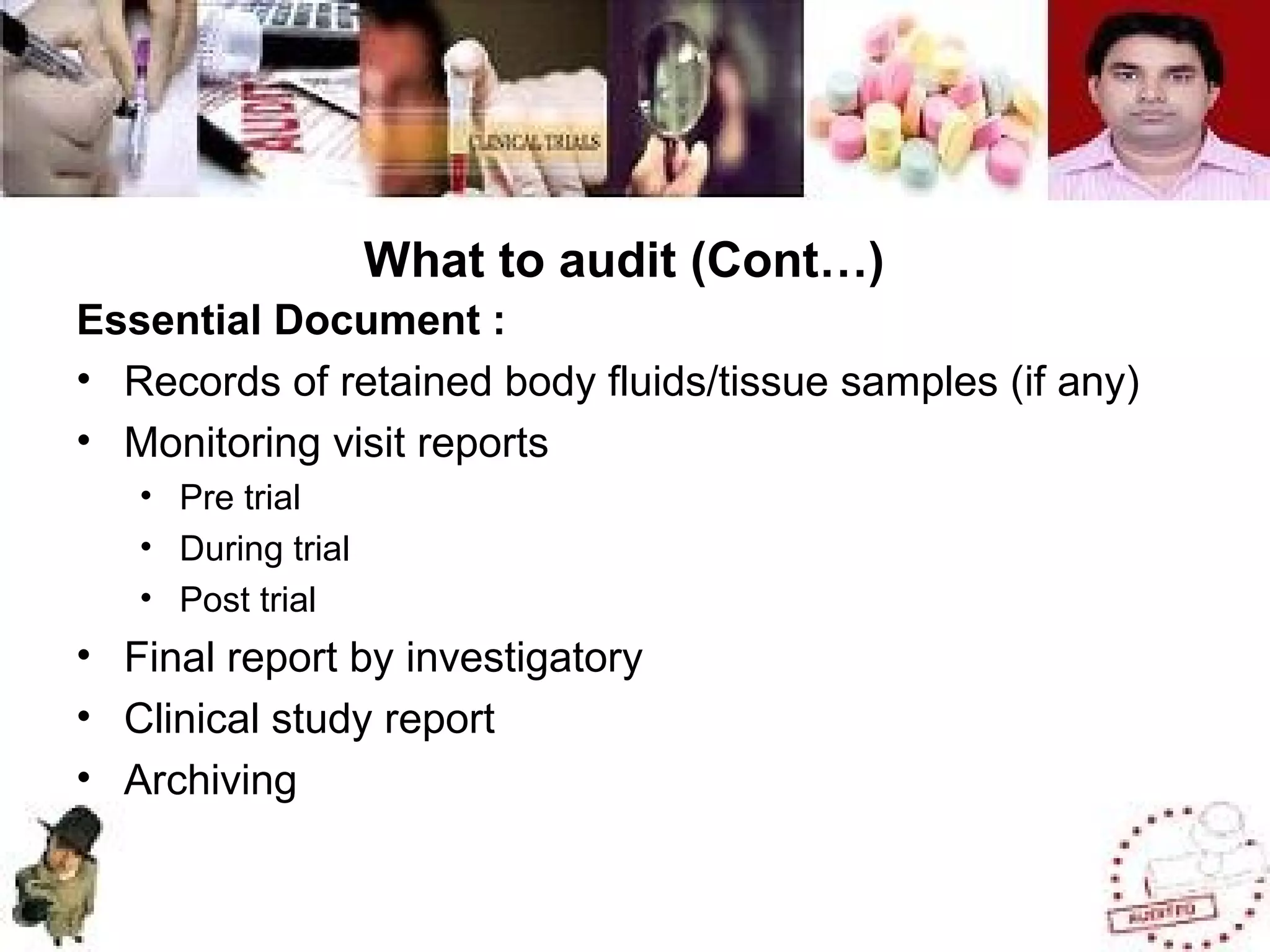 Audit and Inspection in Clinical Trial | PPT