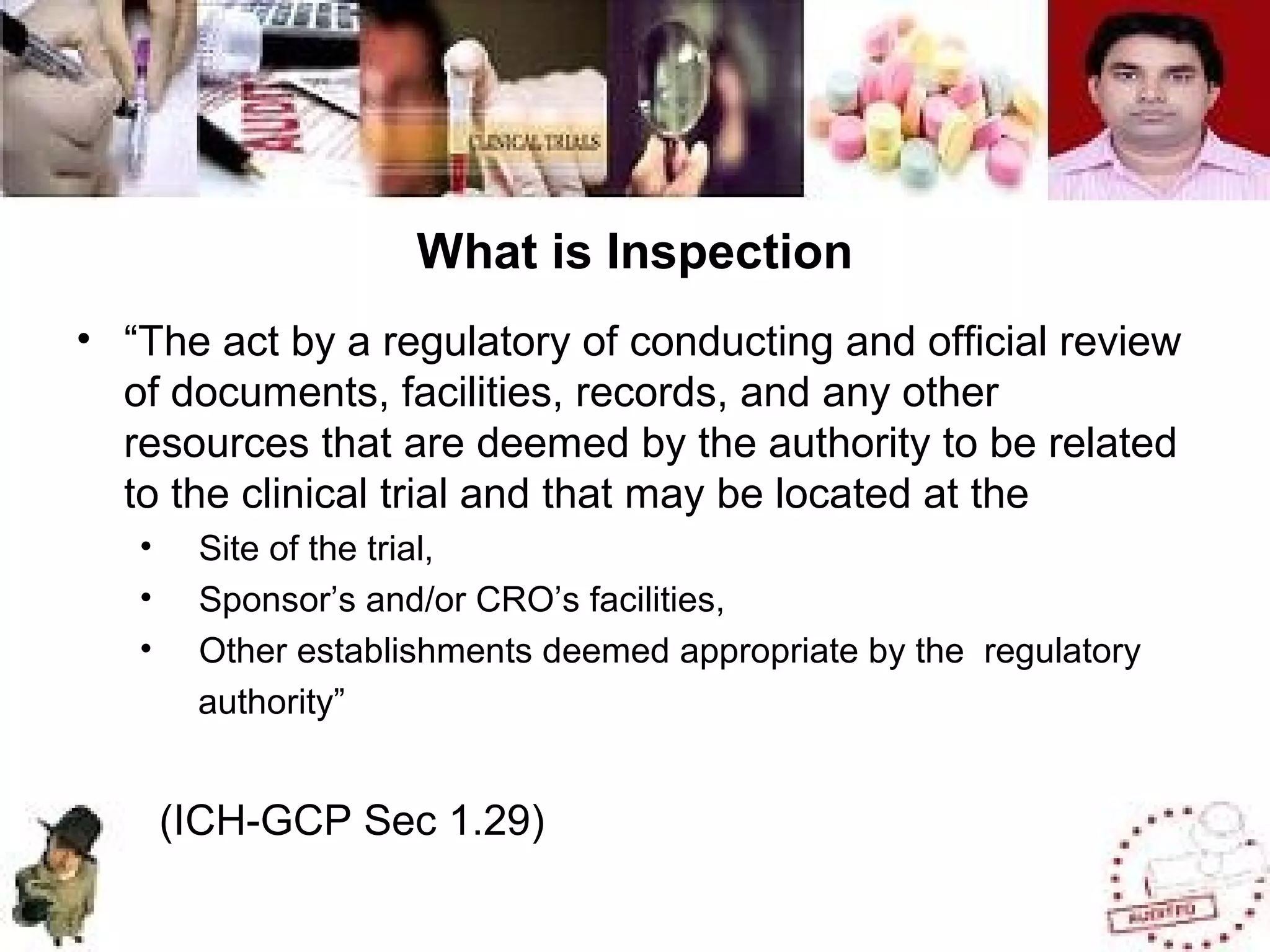 Audit and Inspection in Clinical Trial | PPT