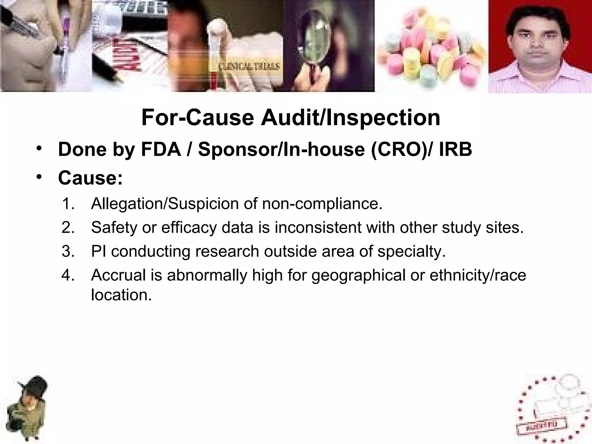 Audit and Inspection in Clinical Trial | PPT