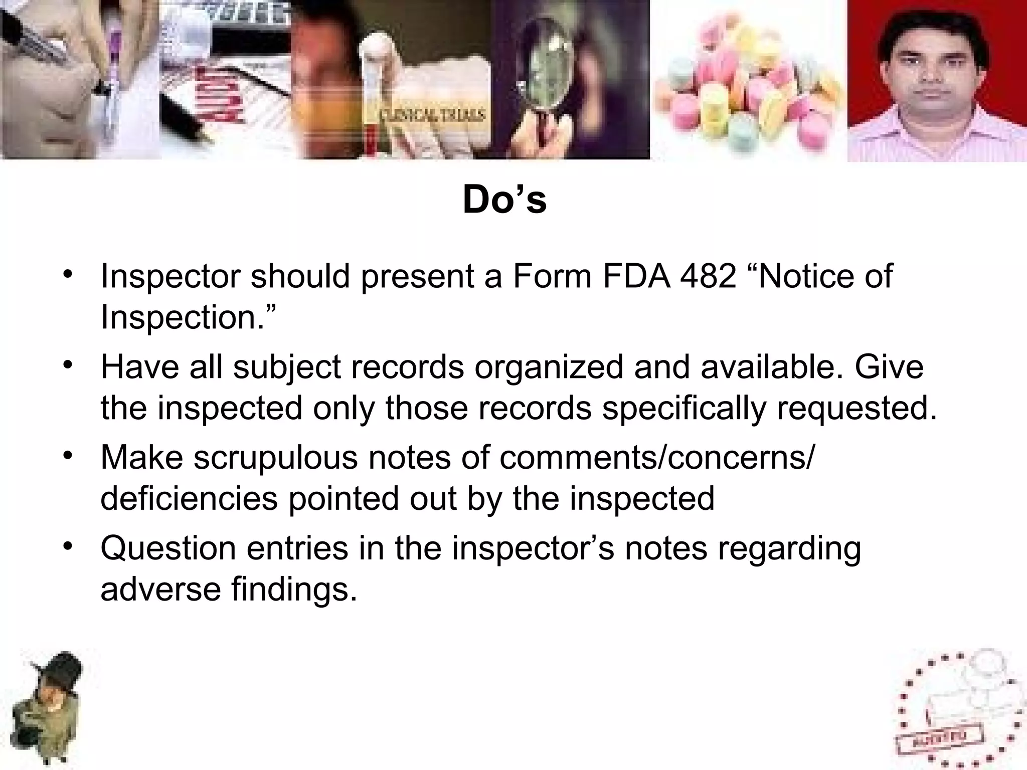 Audit and Inspection in Clinical Trial | PPT
