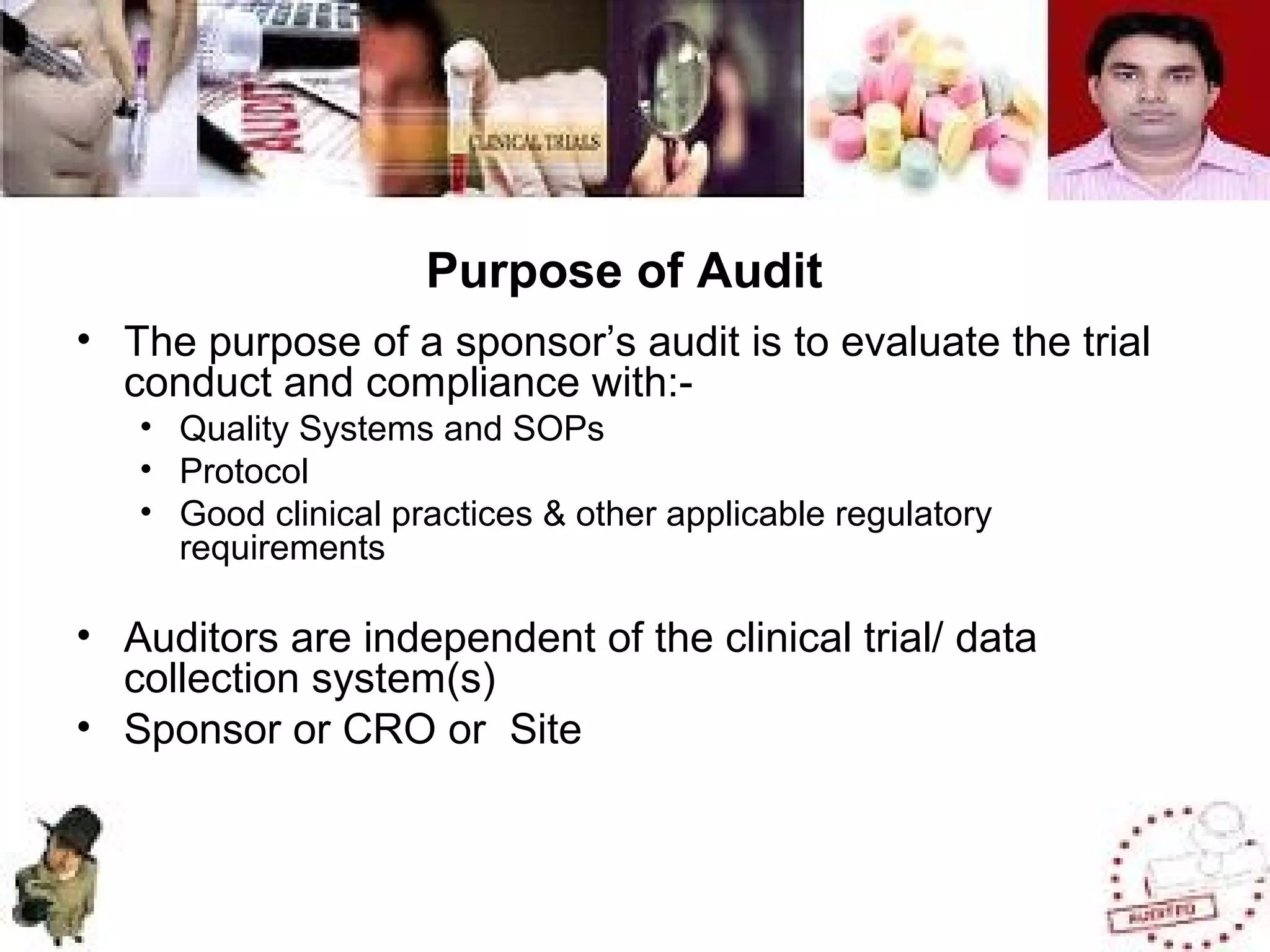 Audit and Inspection in Clinical Trial | PPT