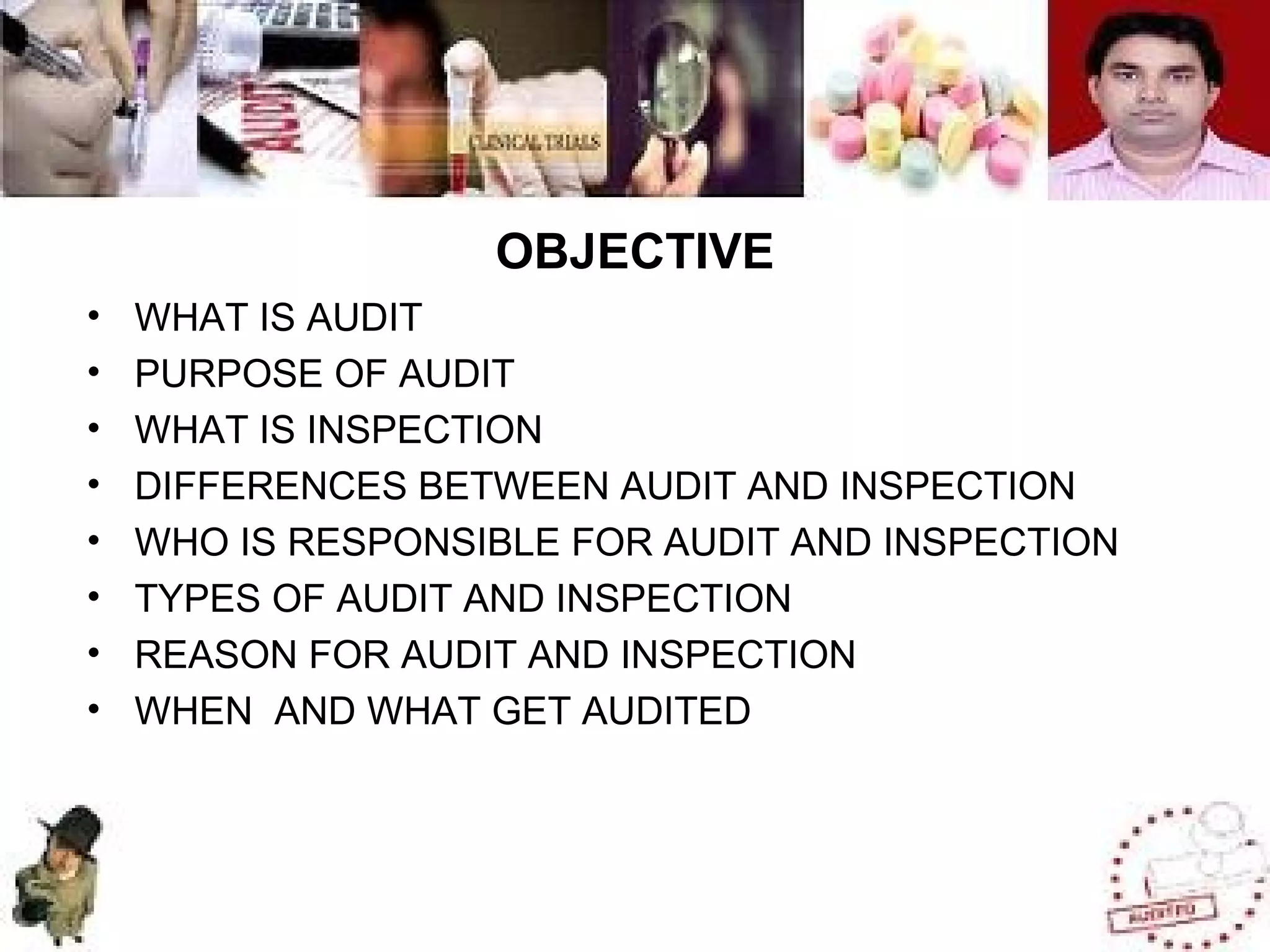 Audit and inspection by madhukar thagnar | PPT