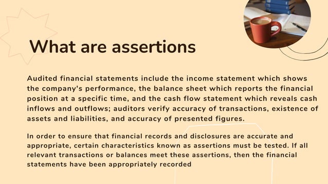 Audit Assertions.pdf | Stocks and Bonds | Personal Investing