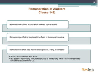 Audit & auditors companies act 2013 | PPTX
