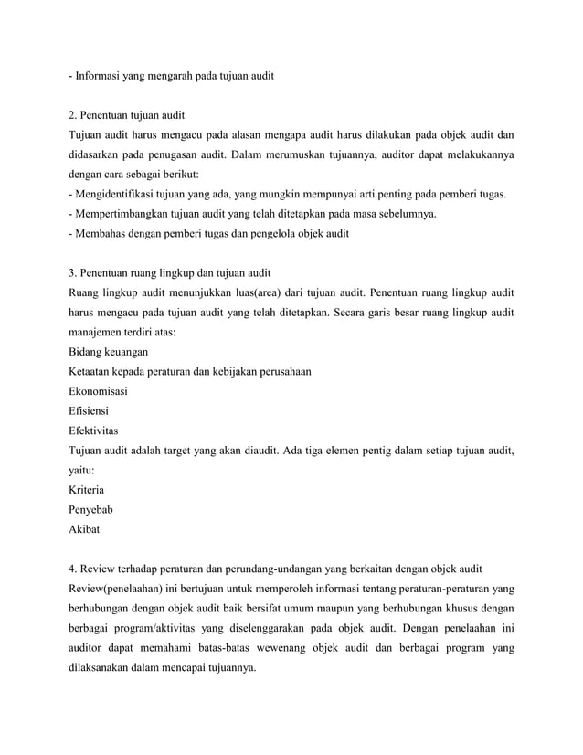 Audit bab 2 langkah langkah audit | PDF