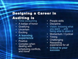 Audit Careers | PPT