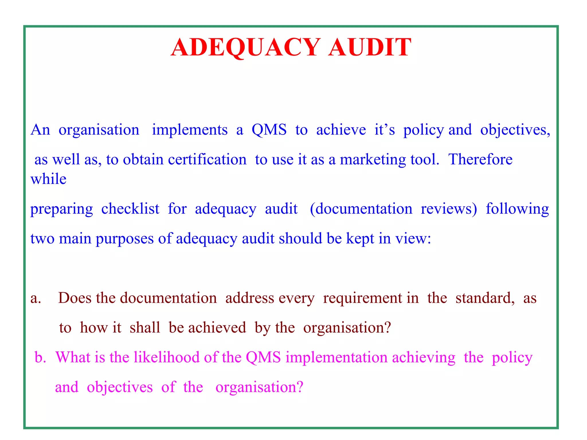 Audit Check List | PPT