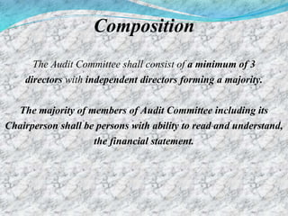 Audit committee ppt | PPTX