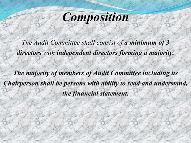 Audit committee ppt | PPTX | Business Accounting & Finance | Business