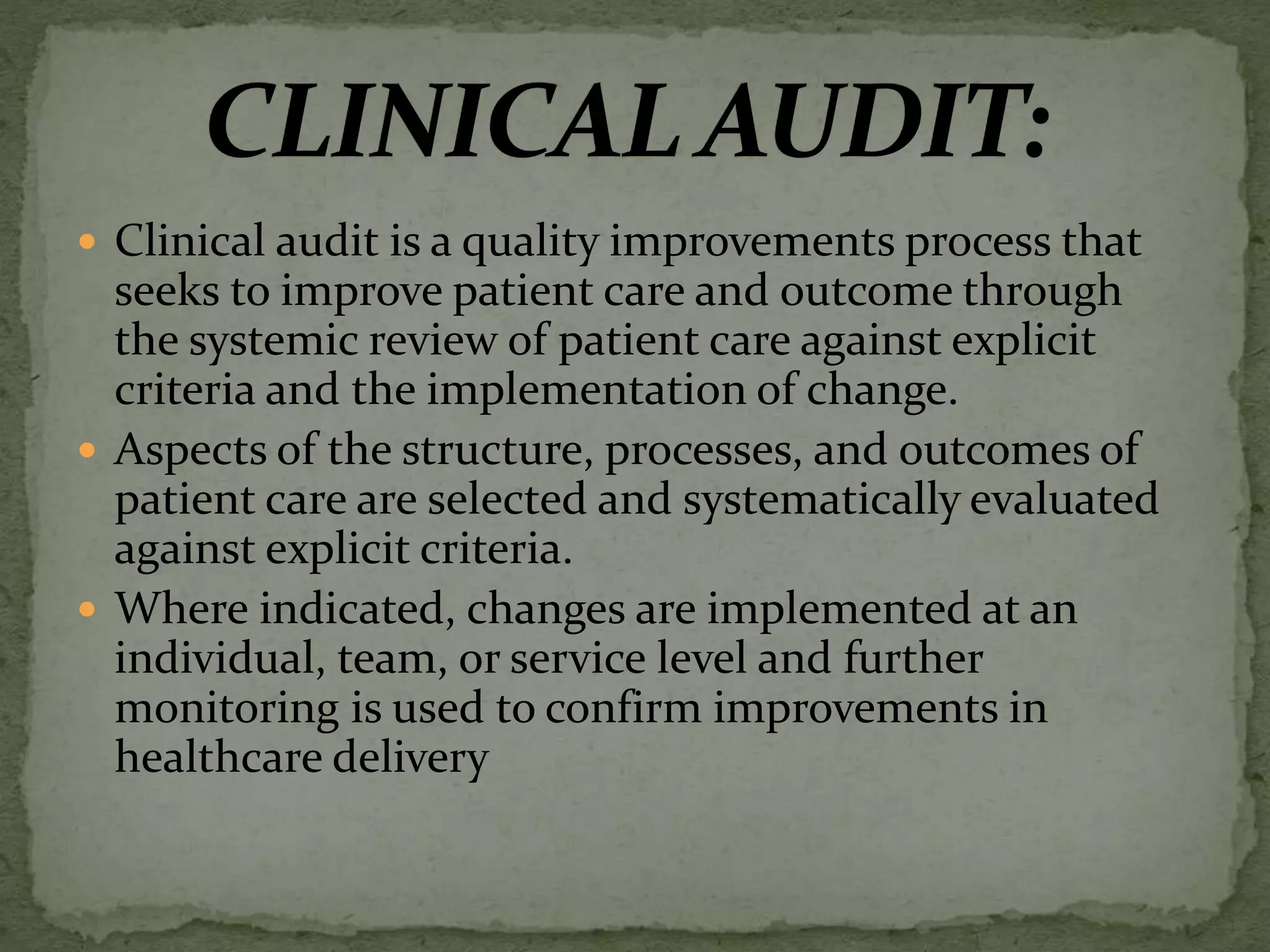 Audit community pharmacy | PPTX