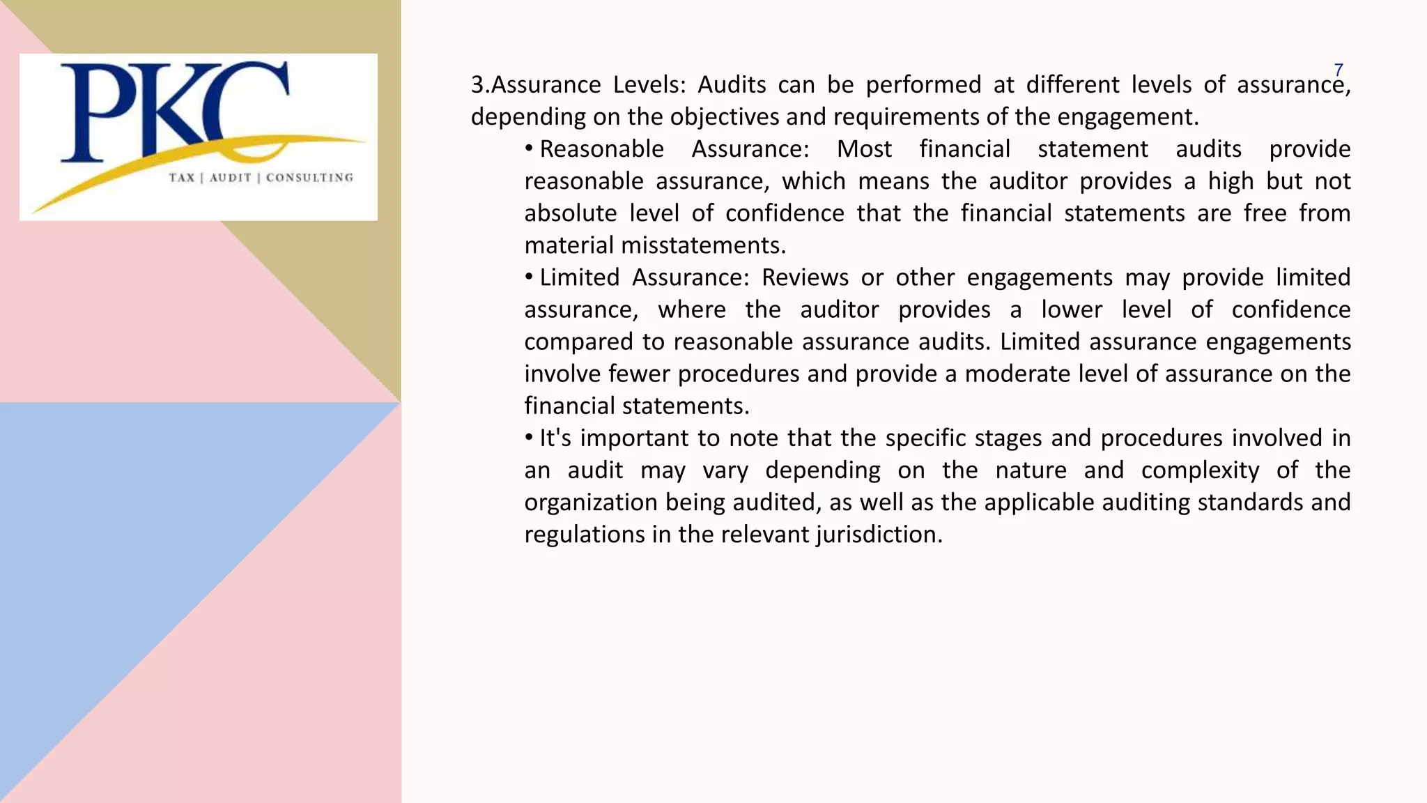 Audit company - Audit for companies - PKC Management Consulting | PPT
