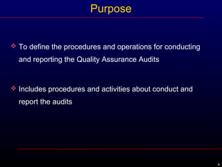 Audit conduct and report | PPT