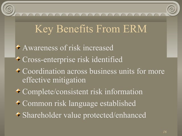 Audit, control and enterprise wide risk management | PPT