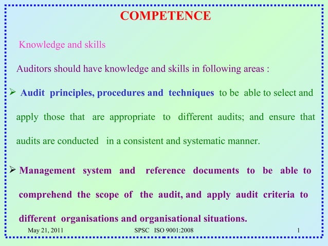 Audit Competence | PPT