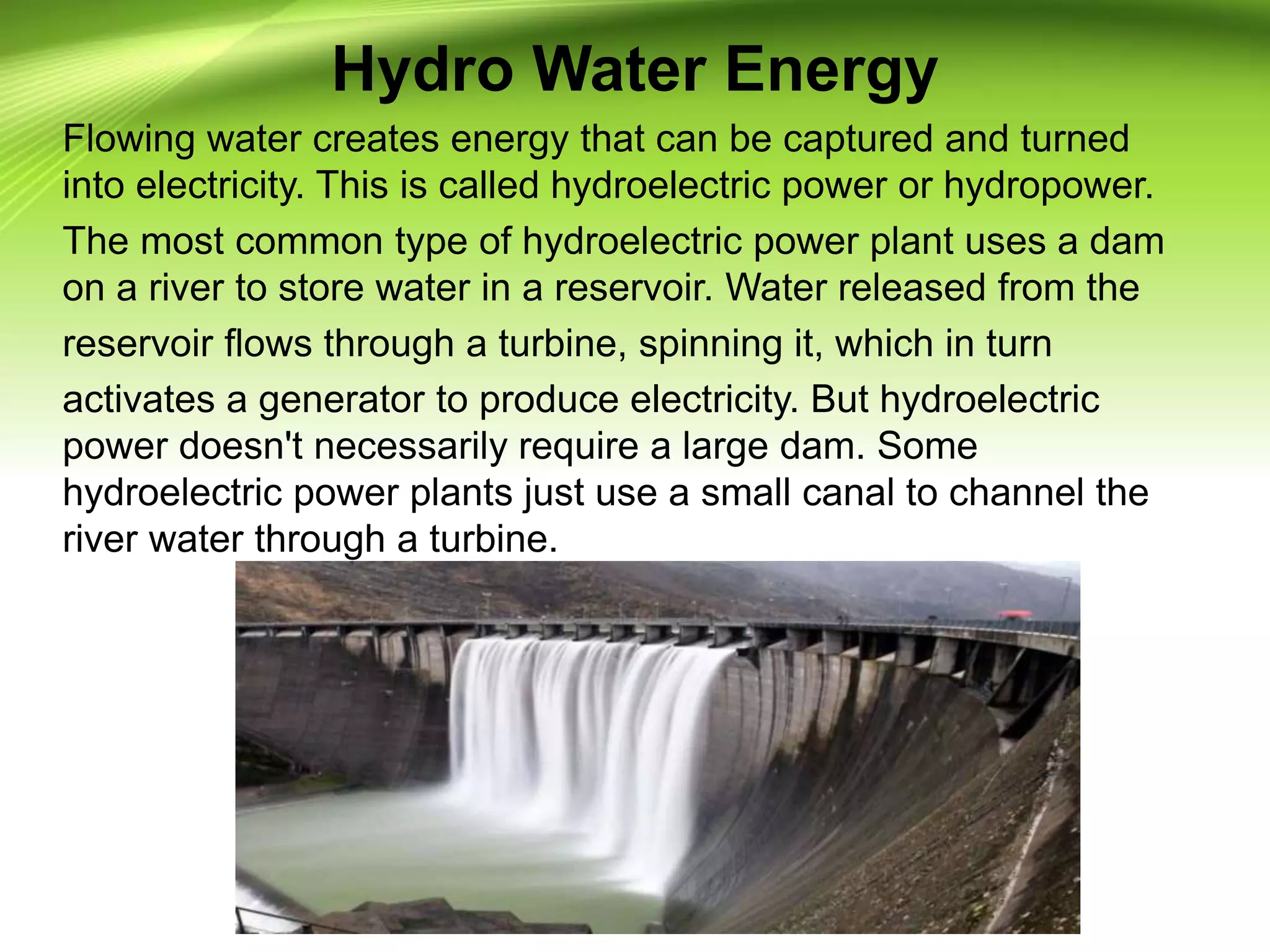 An introduction on Green energy | PPTX