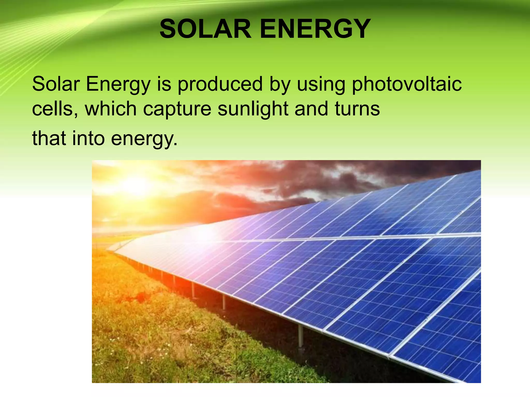 An introduction on Green energy | PPTX