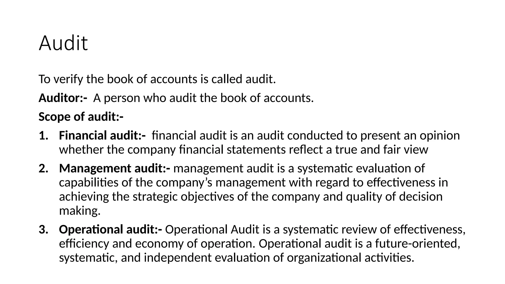 what is Audit its functions, process, IT life cycle management ...