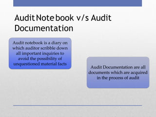Audit documentation | PDF