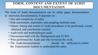 AUDIT_DOCUMENTATION Power Point Presentation | PPTX