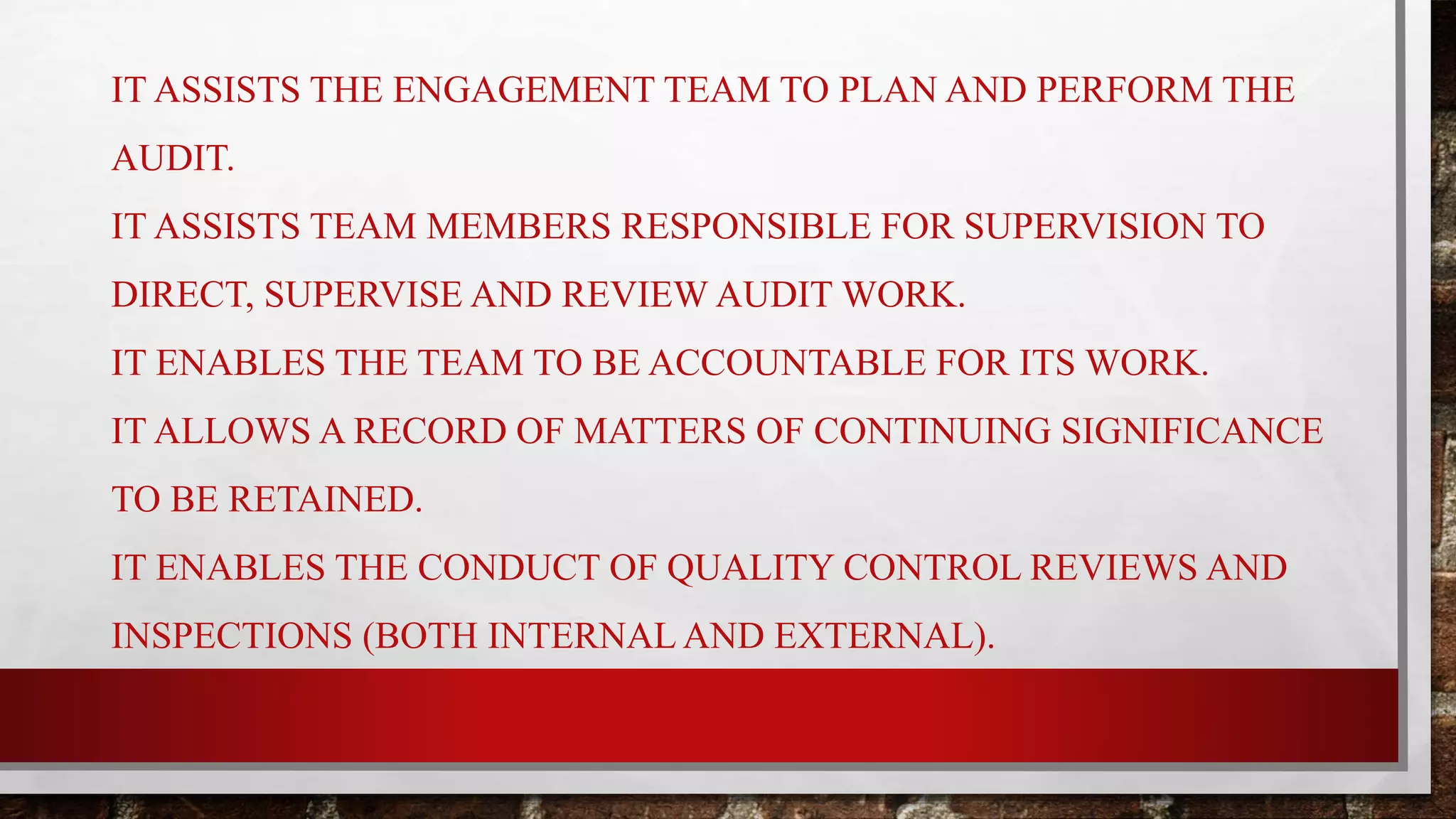 AUDIT DOCUMENTATION- PPT.pptx