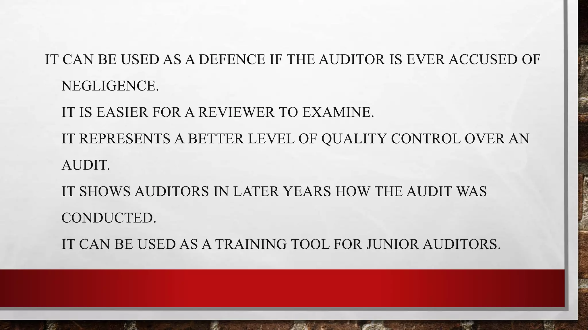 AUDIT DOCUMENTATION- PPT.pptx