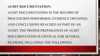 AUDIT DOCUMENTATION- PPT.pptx