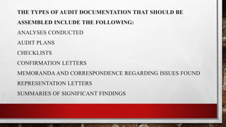 AUDIT DOCUMENTATION- PPT.pptx