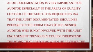 AUDIT DOCUMENTATION- PPT.pptx