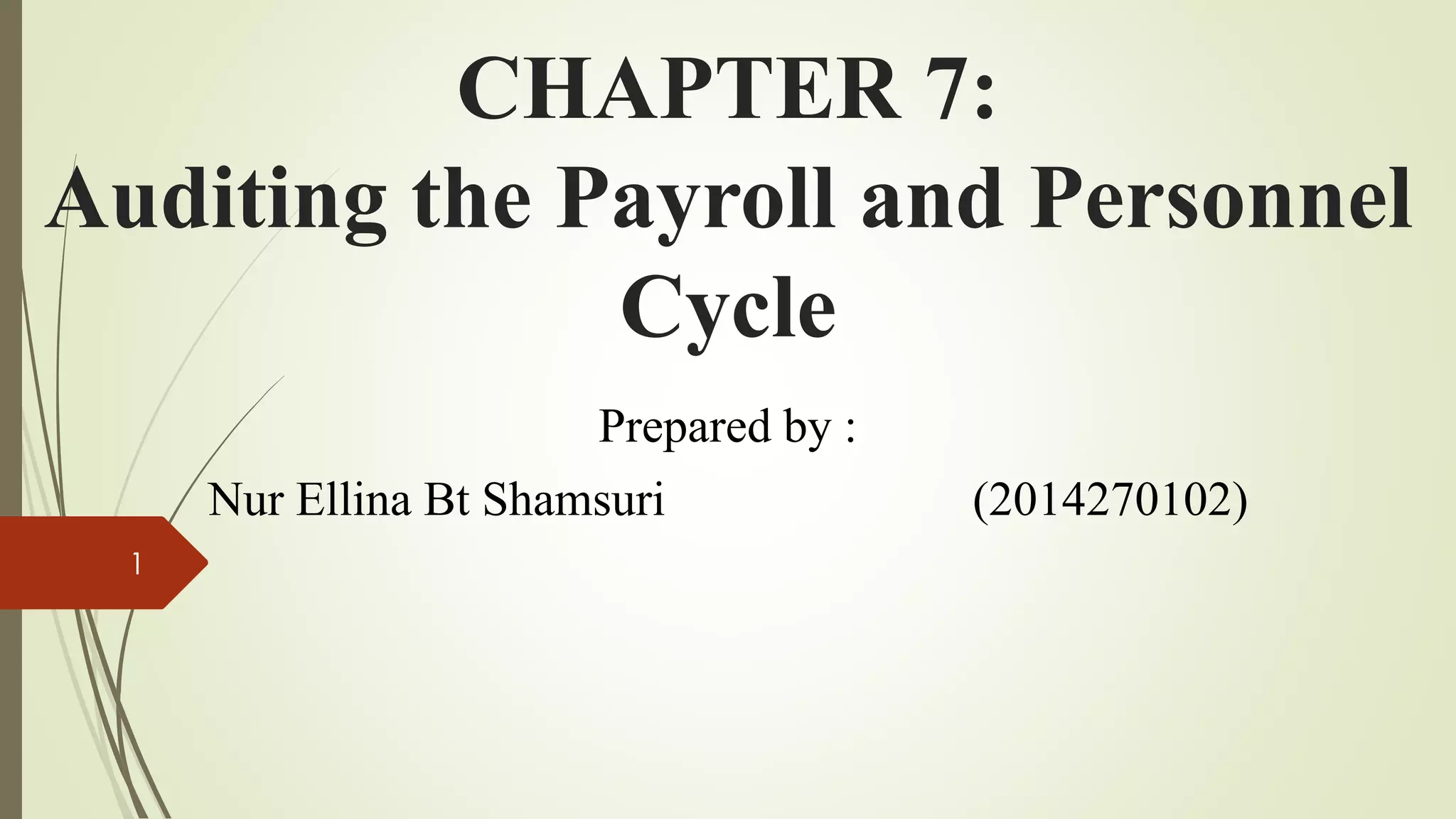 Chapter 7 Payroll & Personnel Cycle | PDF