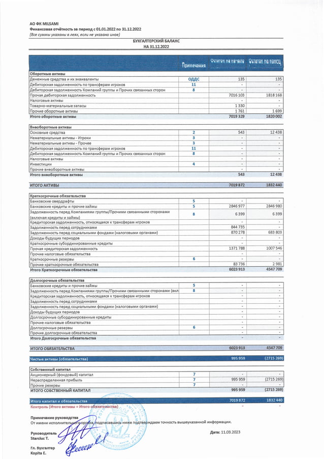 Audited Financial Statements 2023 | PDF