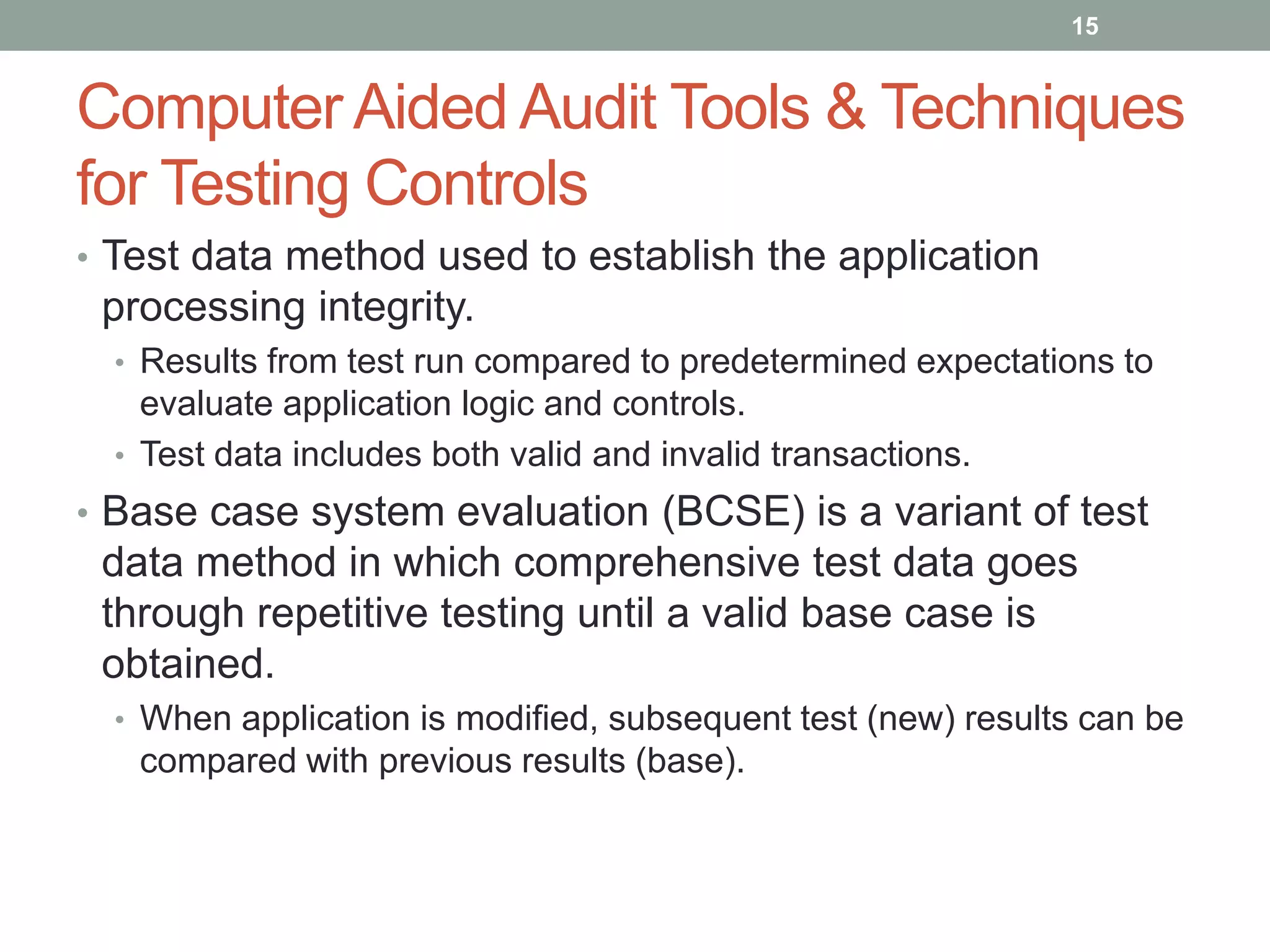 Computer-Assisted Audit Tools and Techniques | PPTX