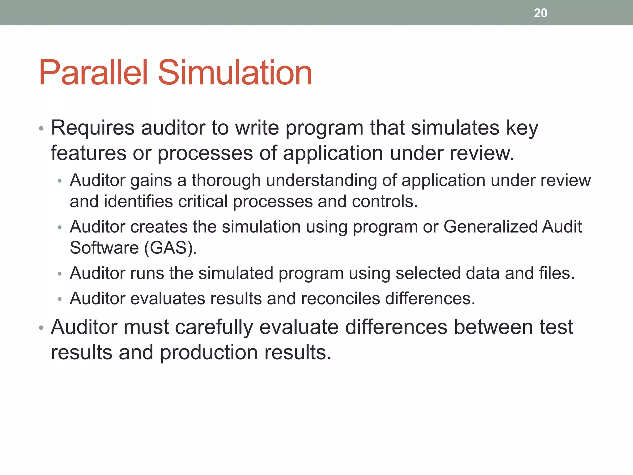 Computer-Assisted Audit Tools and Techniques | PPTX