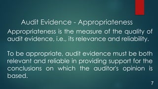 Audit Evidence.pptx audit and assurance slide | PPT
