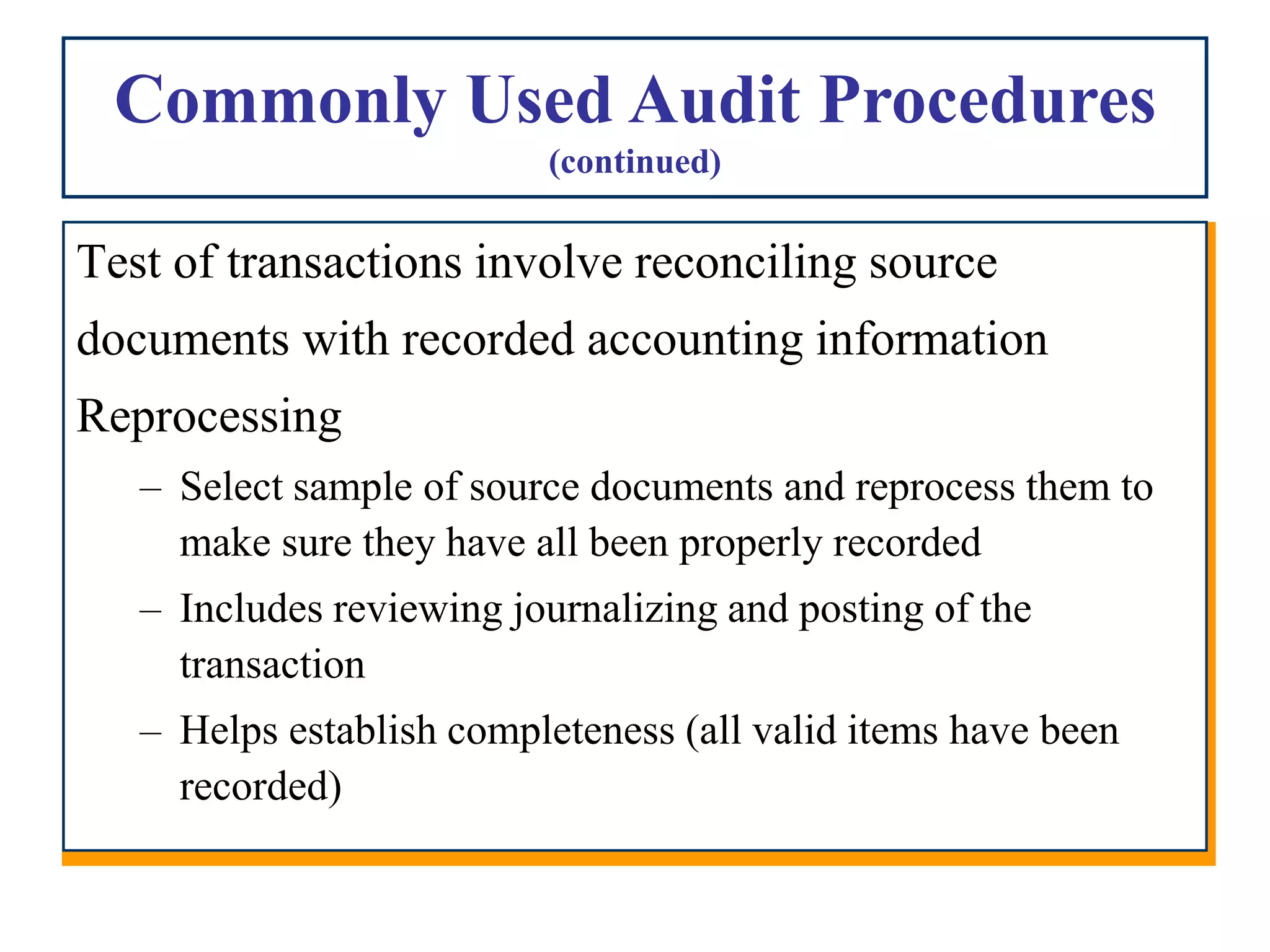 Audit evidence a framework (ppt ch7[1].pdf) | PDF